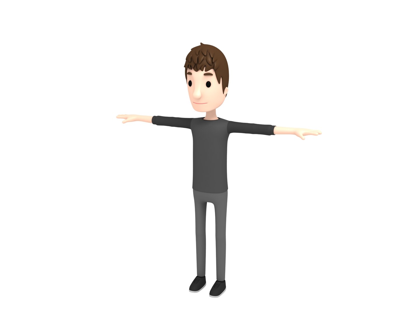 3D Cartoon Man Character Pack2 - TurboSquid 1380902