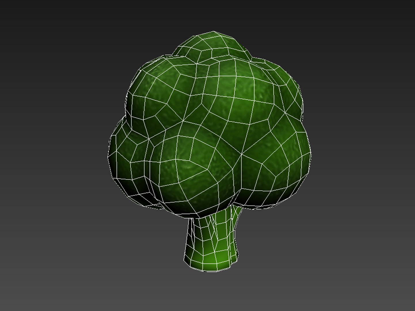 3D Broccoli Cartoon Model - TurboSquid 1425149
