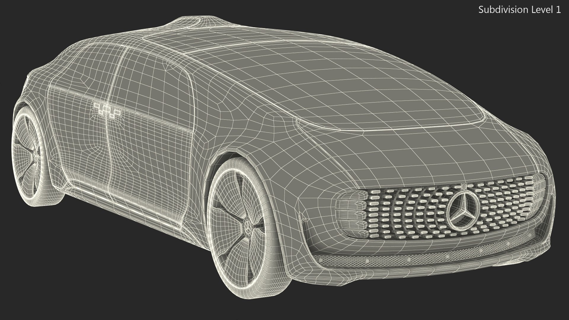 3D Mercedes Benz F015 Self Driving Car Concept Rigged For Maya Model - TurboSquid 2059279