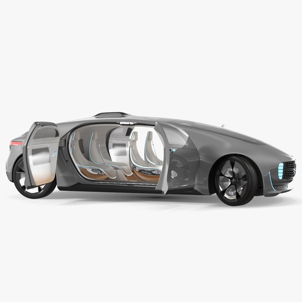 modelo 3d Mercedes Benz F015 Self Driving Car Concept Rigged for Maya ...