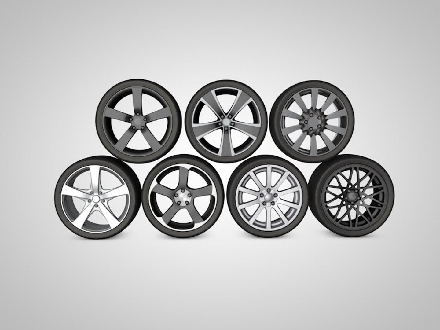 3d 7 Rims