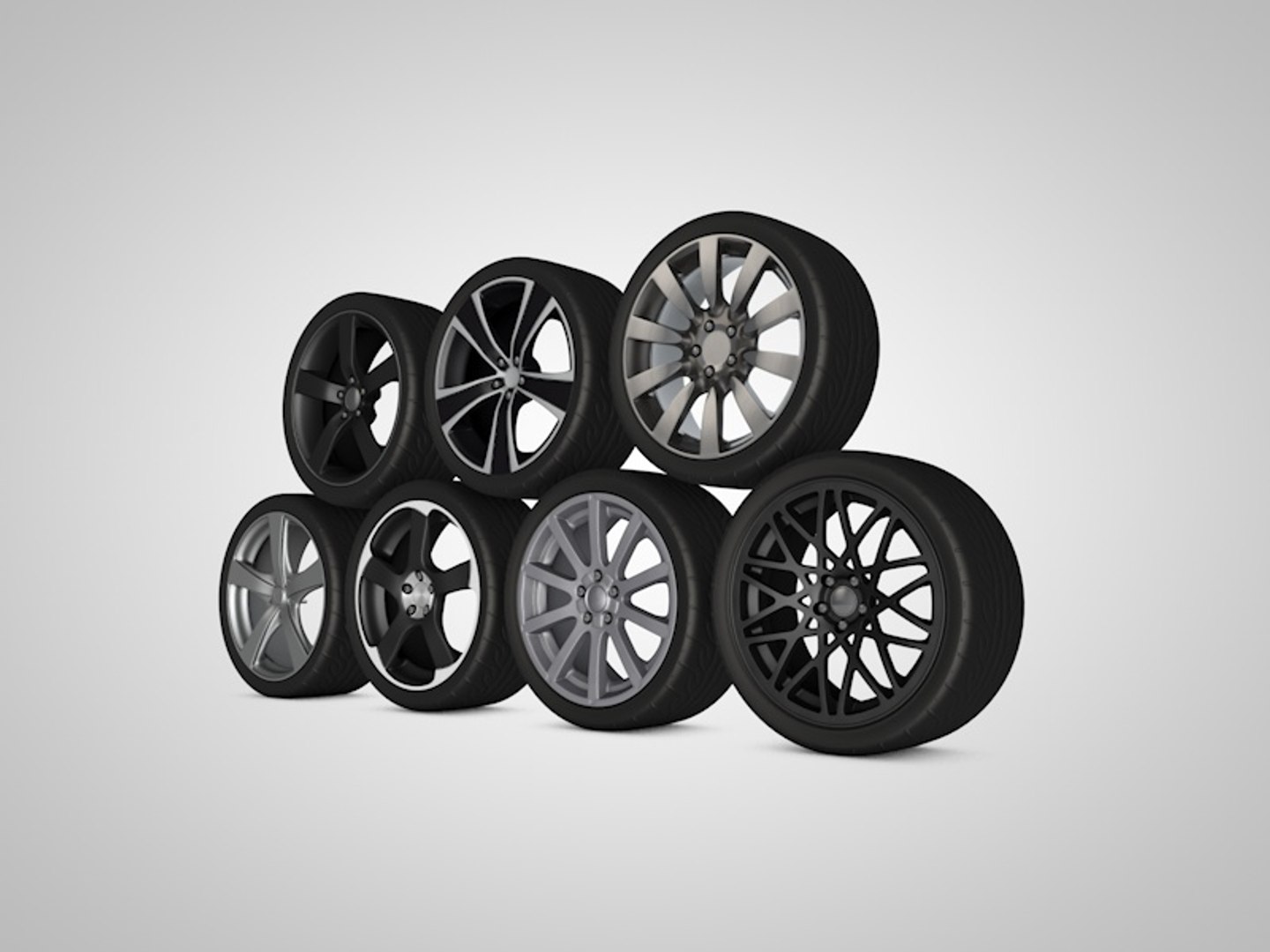 3d 7 Rims