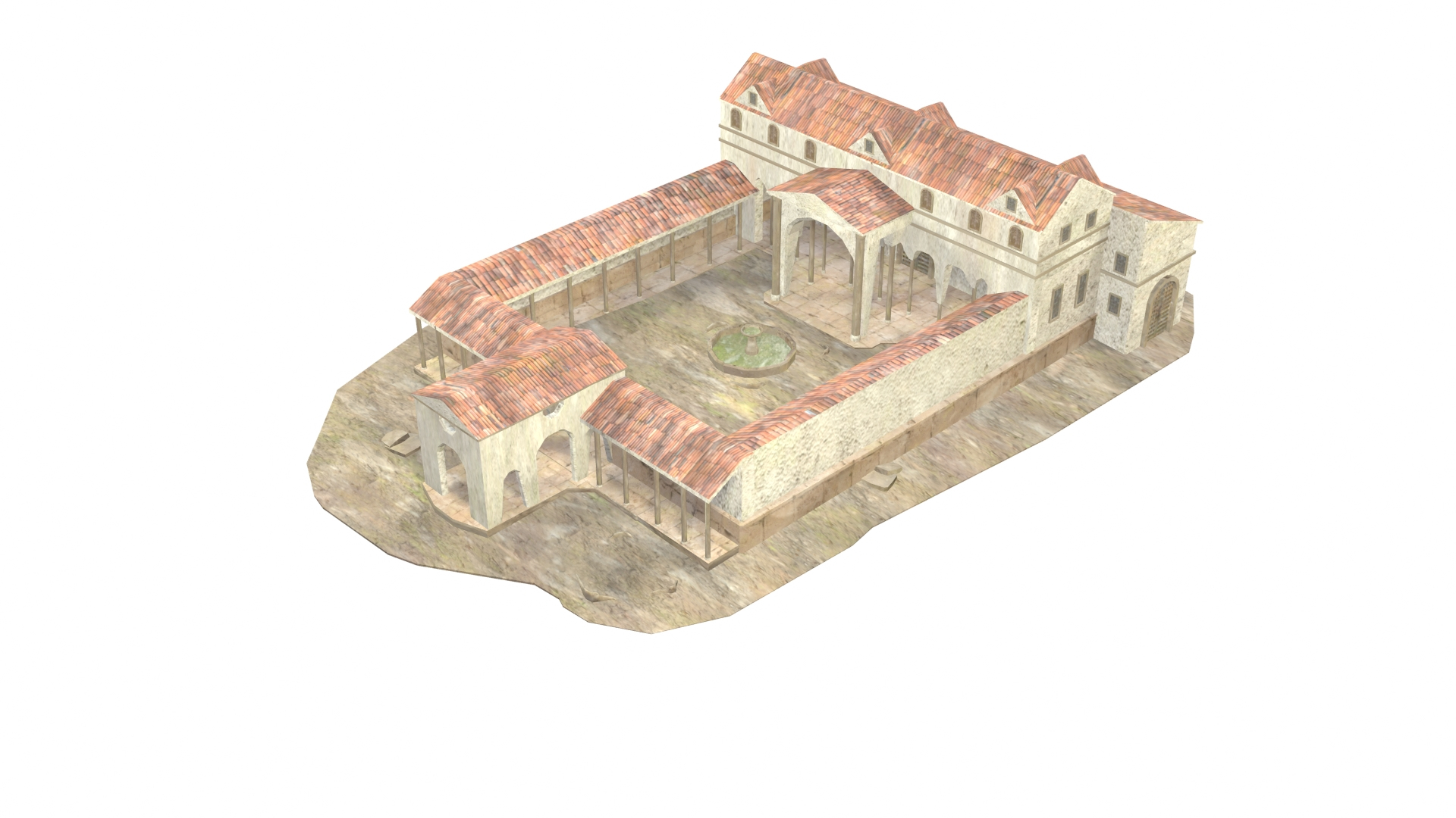 3D - Roman Buildings Model - TurboSquid 1600537