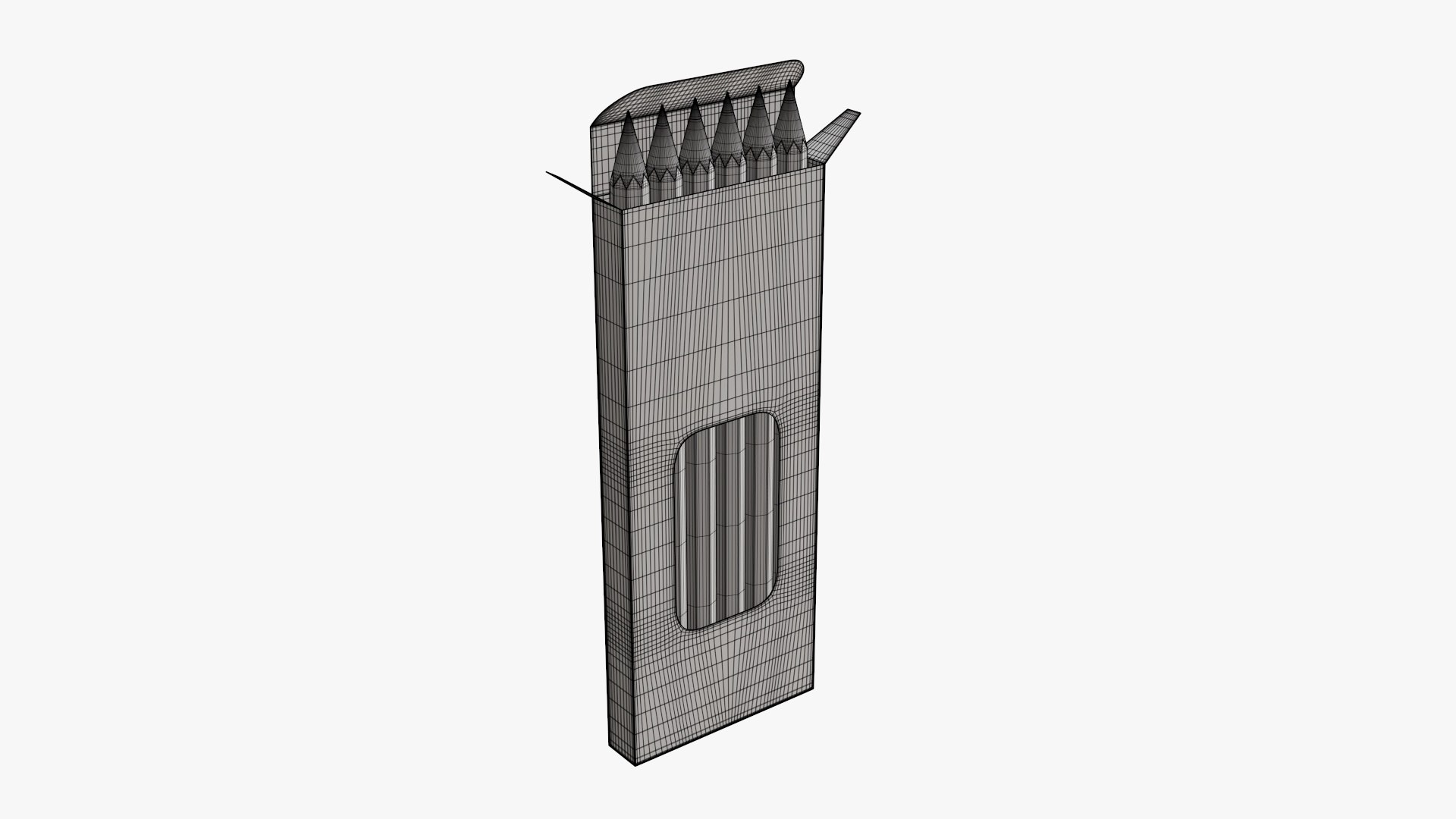 Window Pencil Box 3D Model - TurboSquid 1666604