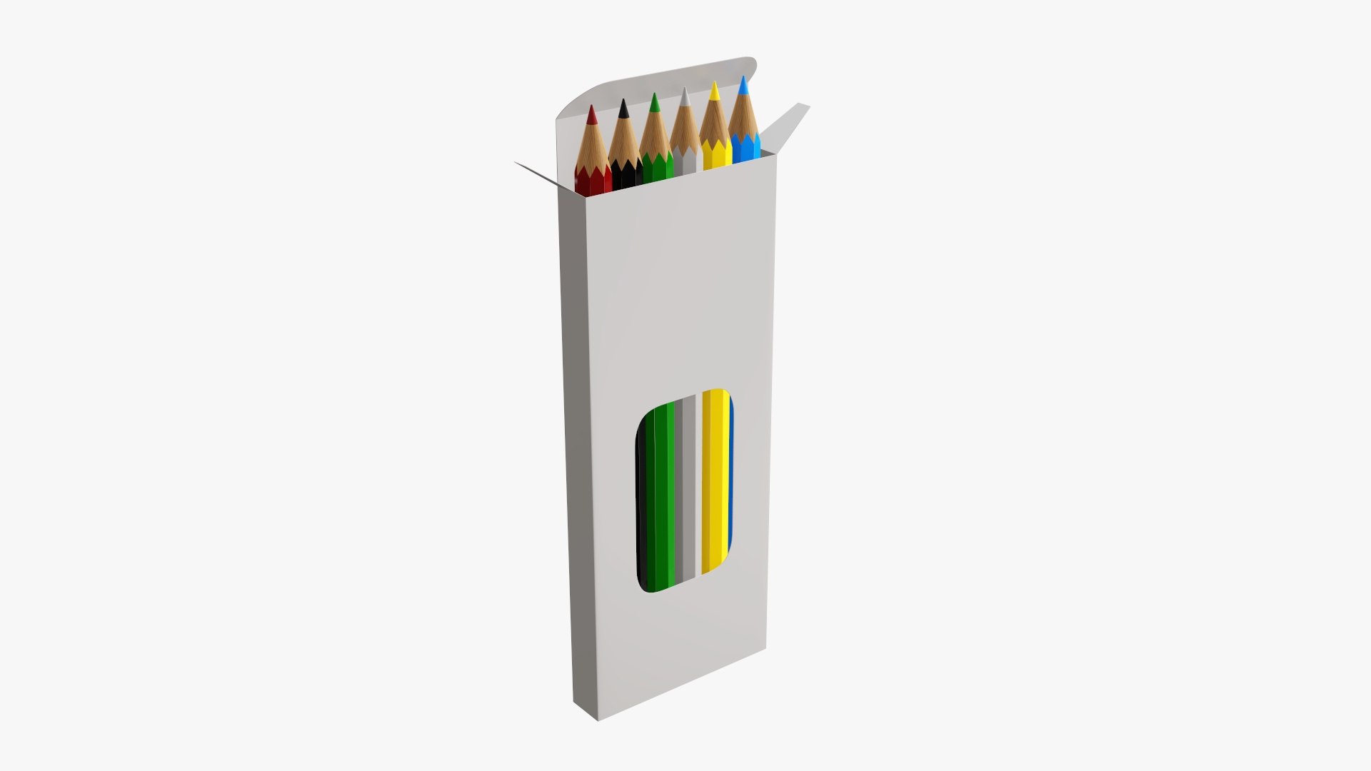 Window Pencil Box 3D Model - TurboSquid 1666604