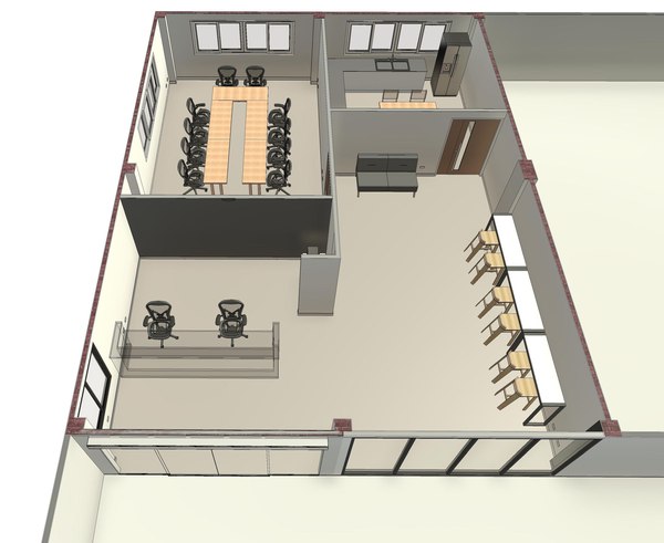 Edificio Comercial Revit 3D Modelos para Descargar | TurboSquid