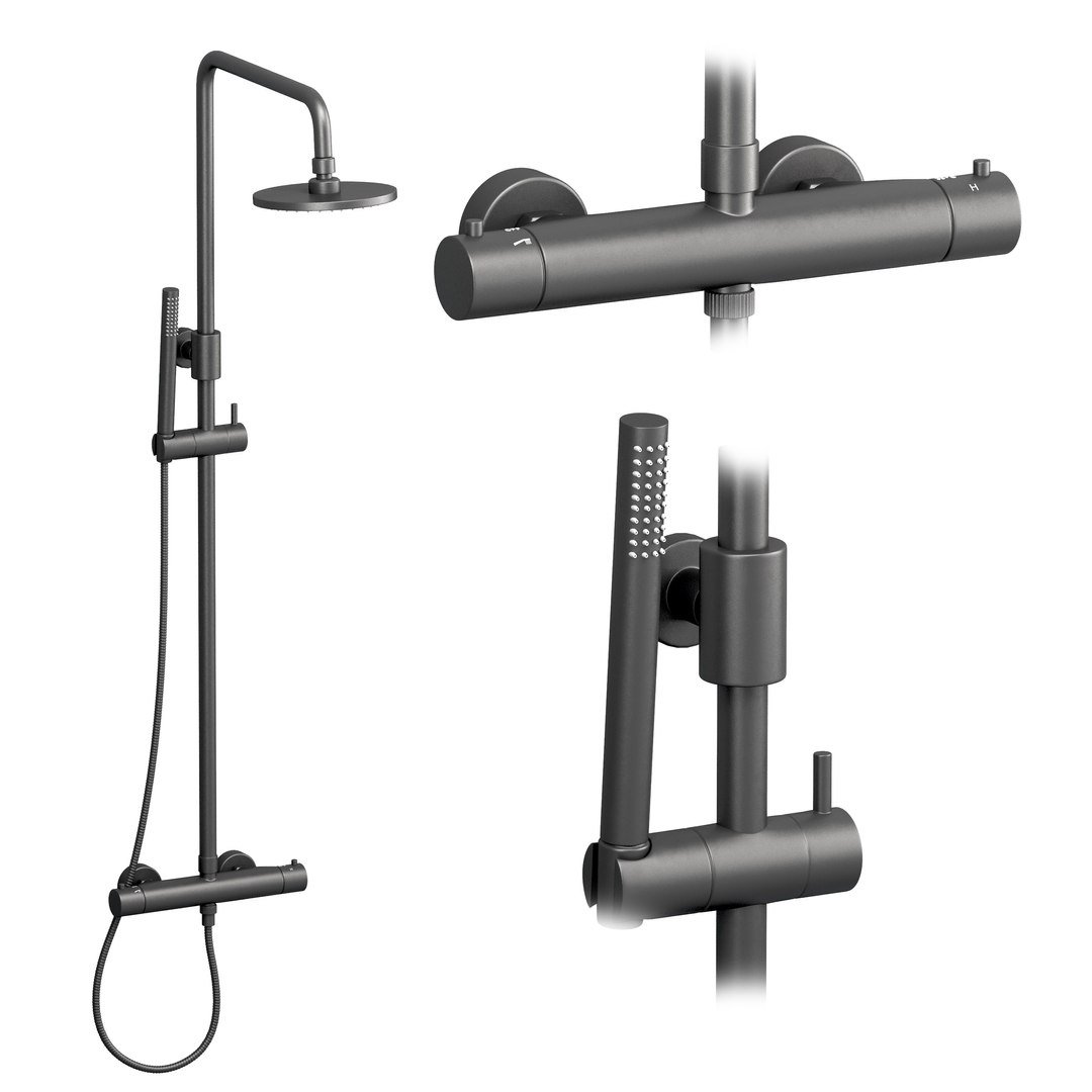 3D Model Faucets And Shower Sets Lusso Set - TurboSquid 1814490