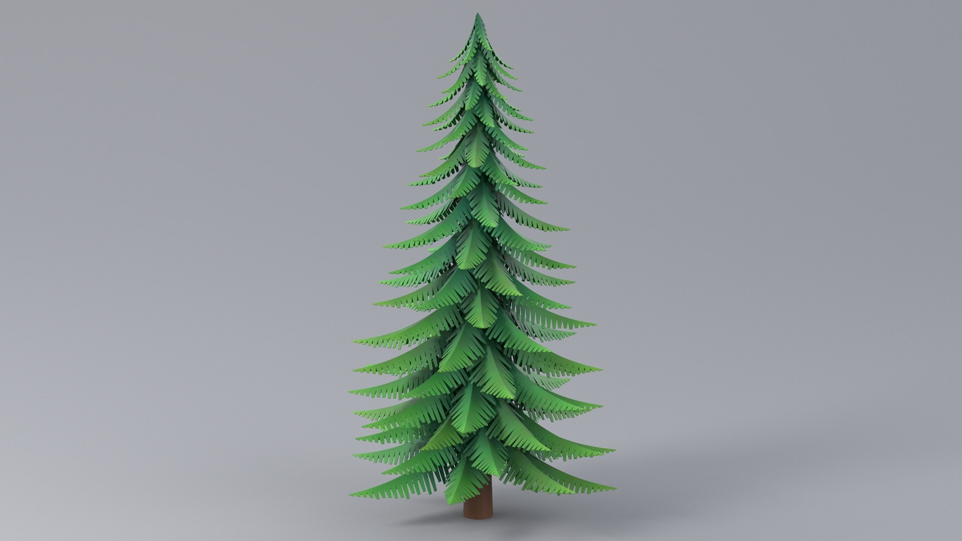 Cartoon Fir Tree 01 3D - TurboSquid 1941453