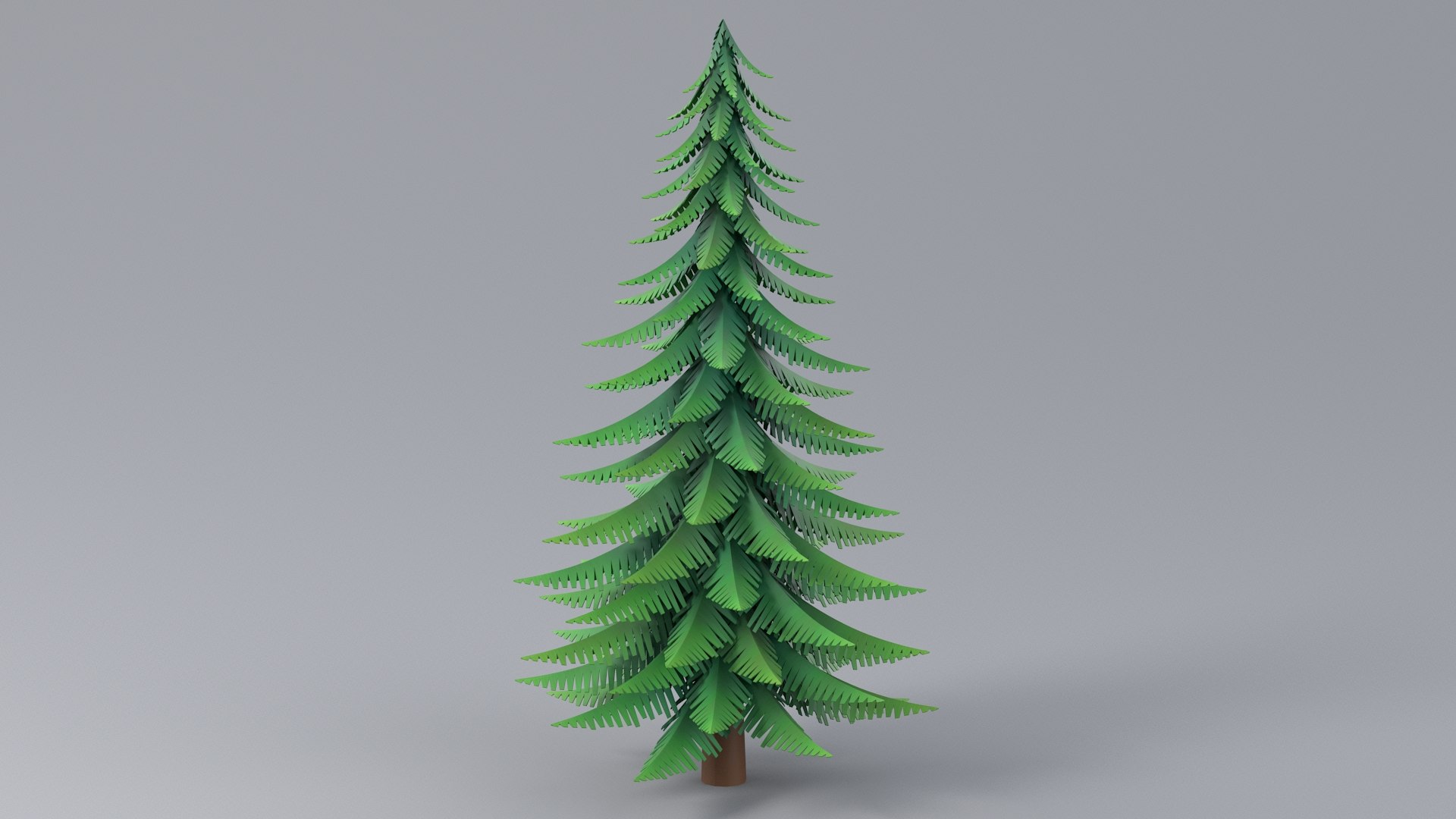 Cartoon Fir Tree 01 3D - TurboSquid 1941453