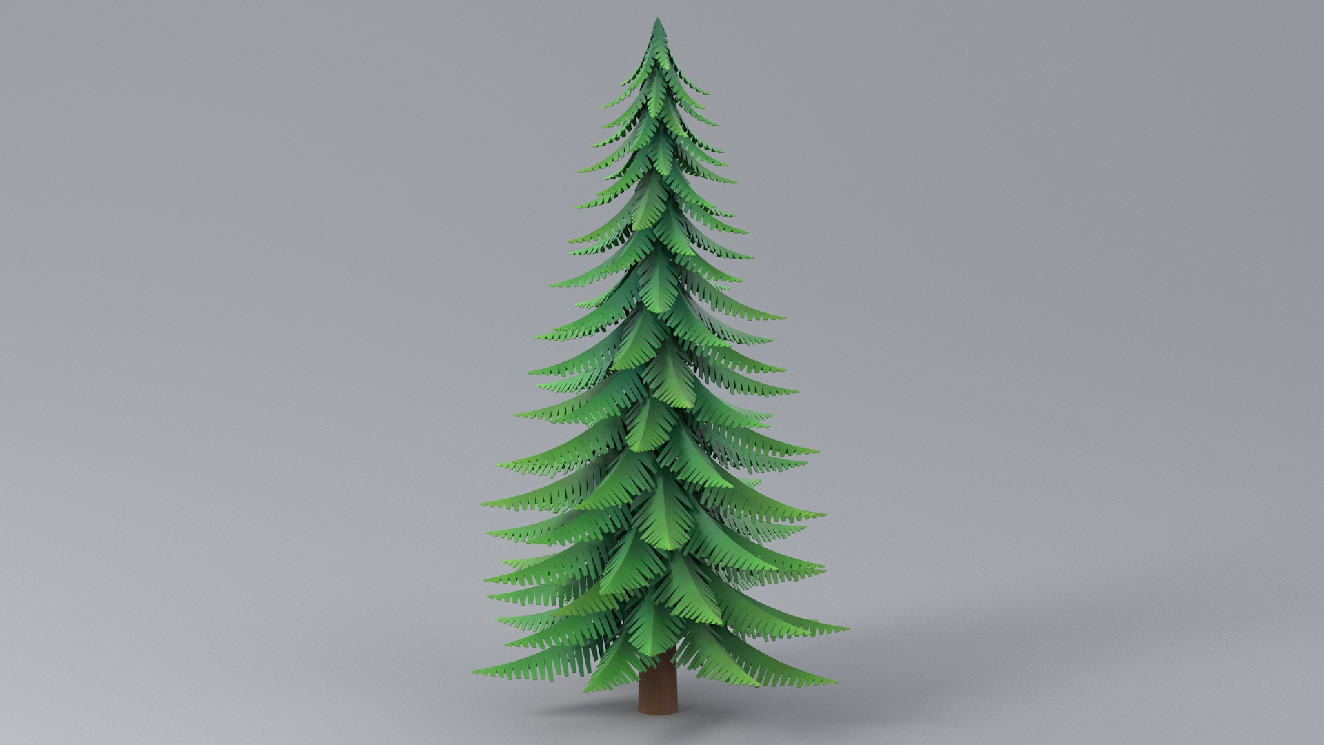 Cartoon Fir Tree 01 3D - TurboSquid 1941453