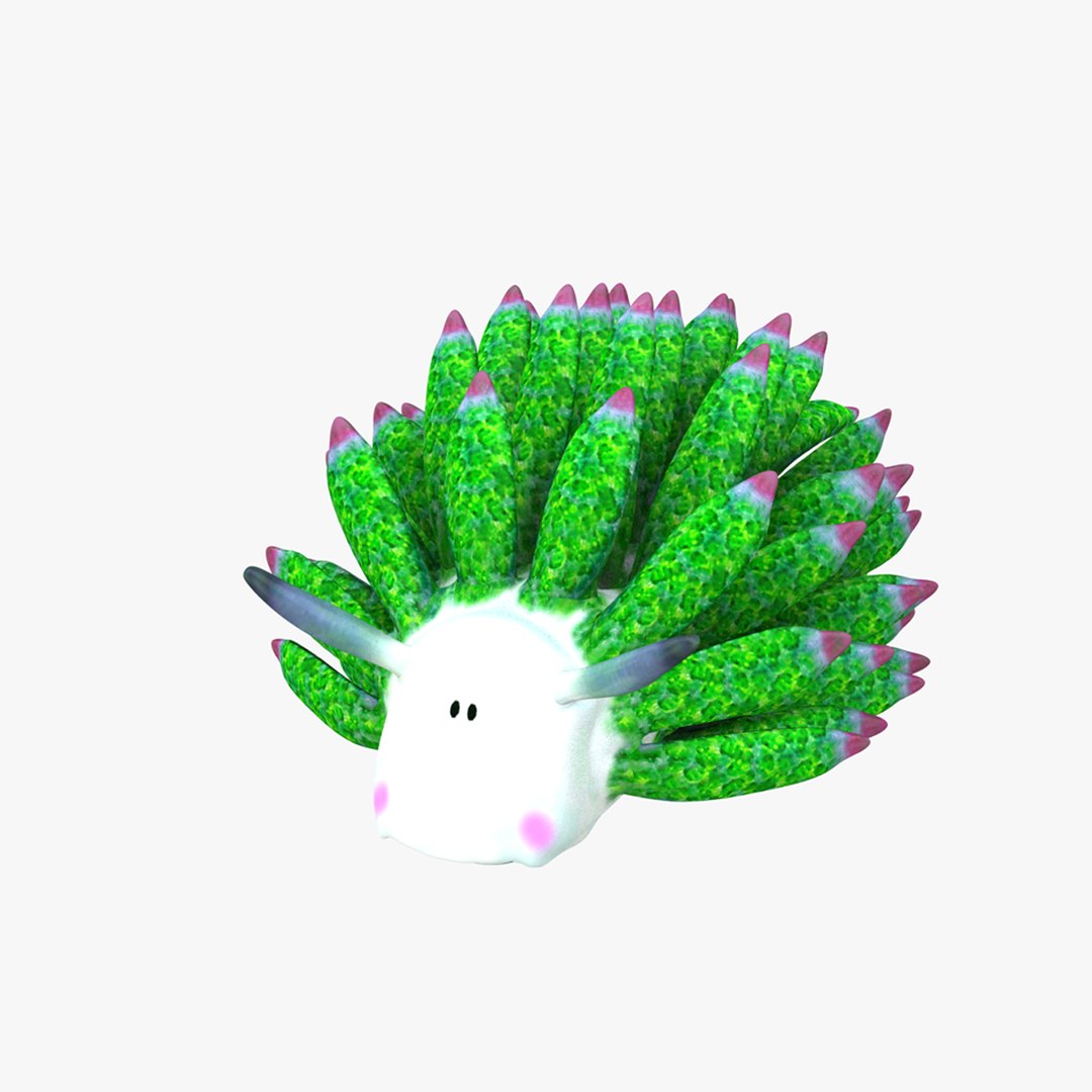 3D Leaf Sheep - Costasiella kuroshimae model - TurboSquid 1858799
