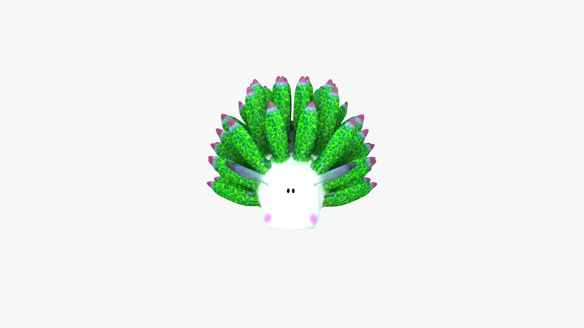 3D Leaf Sheep - Costasiella Kuroshimae Model - TurboSquid 1858799