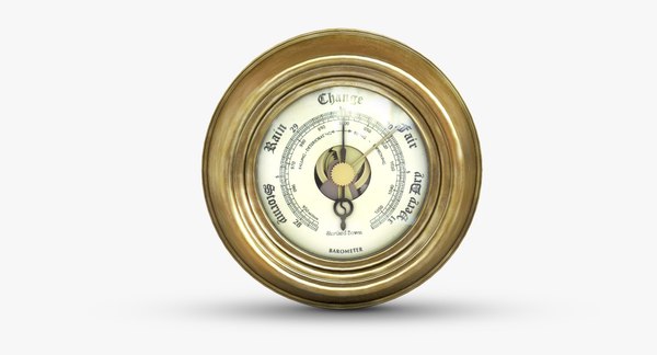 3D vintage barometer shortland bowen model - TurboSquid 1233187
