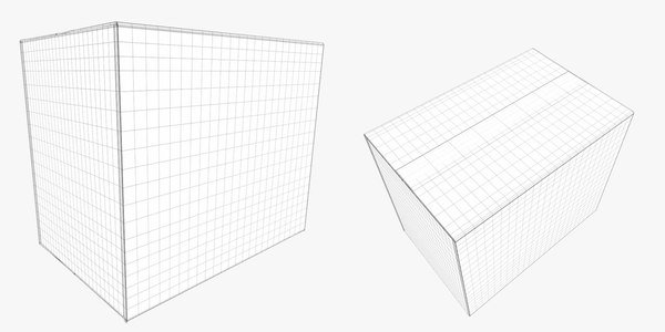 Closed cardboard box 3D model - TurboSquid 1503453