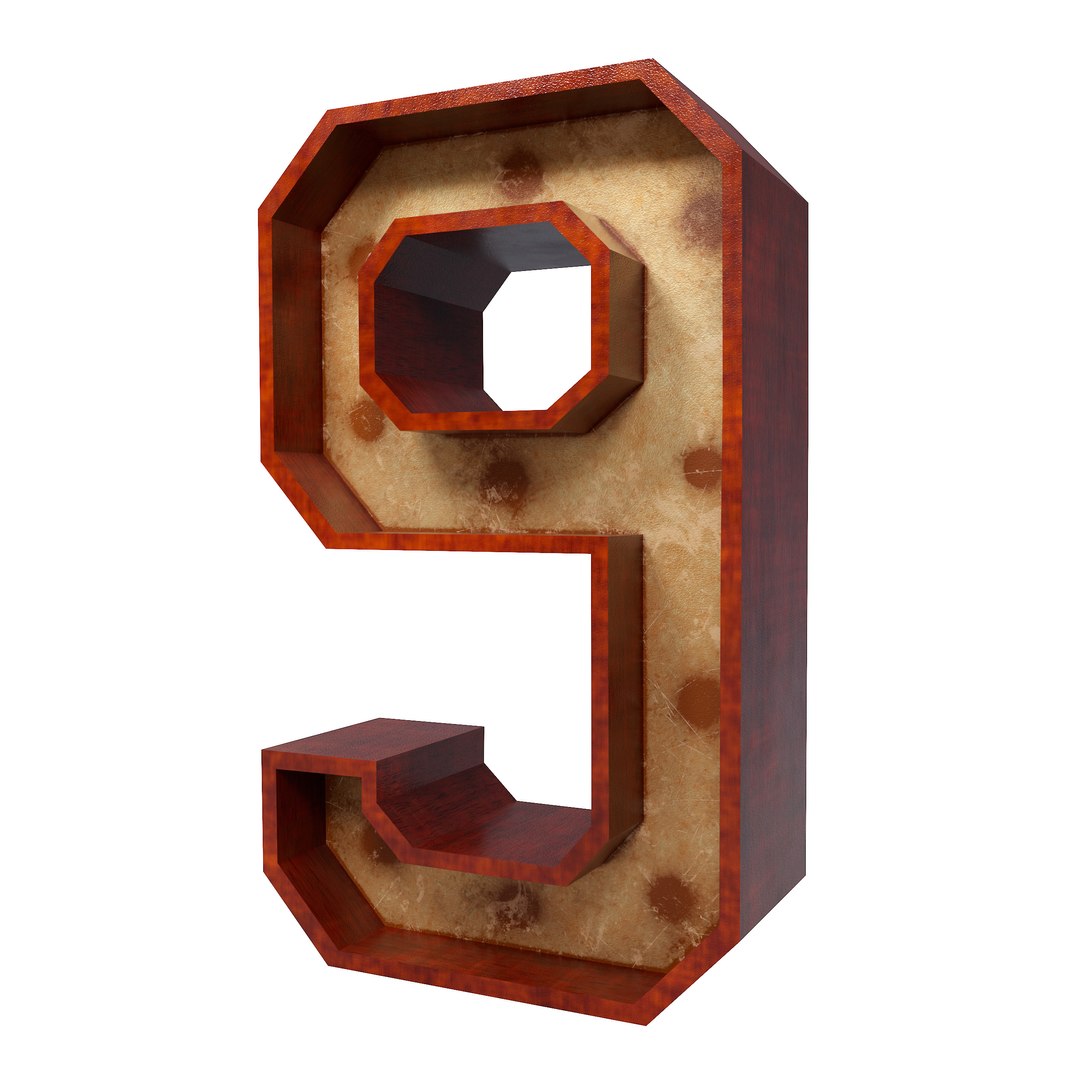 Marquee Number Nine Wooden Led Glow Sign 3dmodel 3D Model - TurboSquid ...