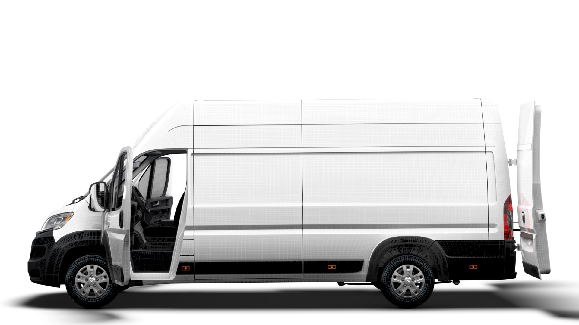 Stellantis Electric Panel Van HQ Interior L4H3 2025 3D Model ...