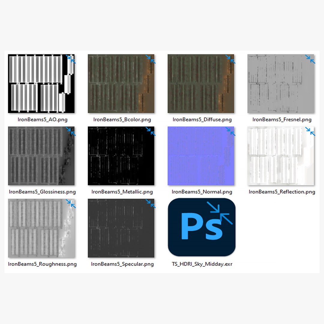 3D Iron Beam 5 - TurboSquid 2273557