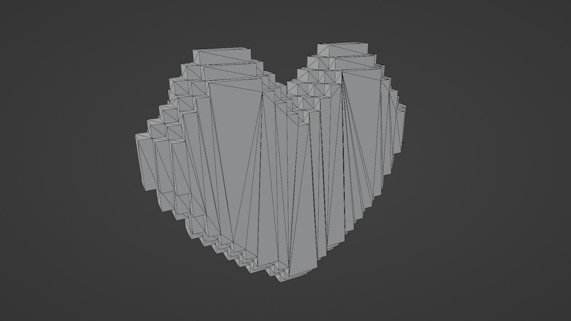 3D Voxel Green Heart Model - TurboSquid 1980879