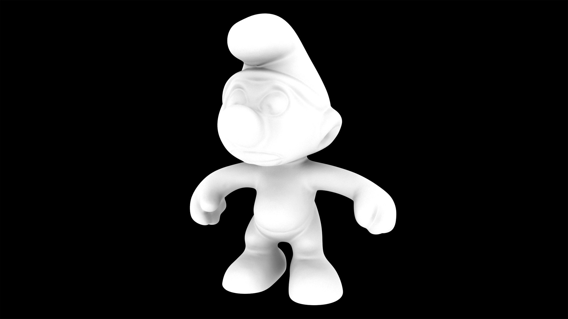 3D Smurf Angry Model - TurboSquid 2171811