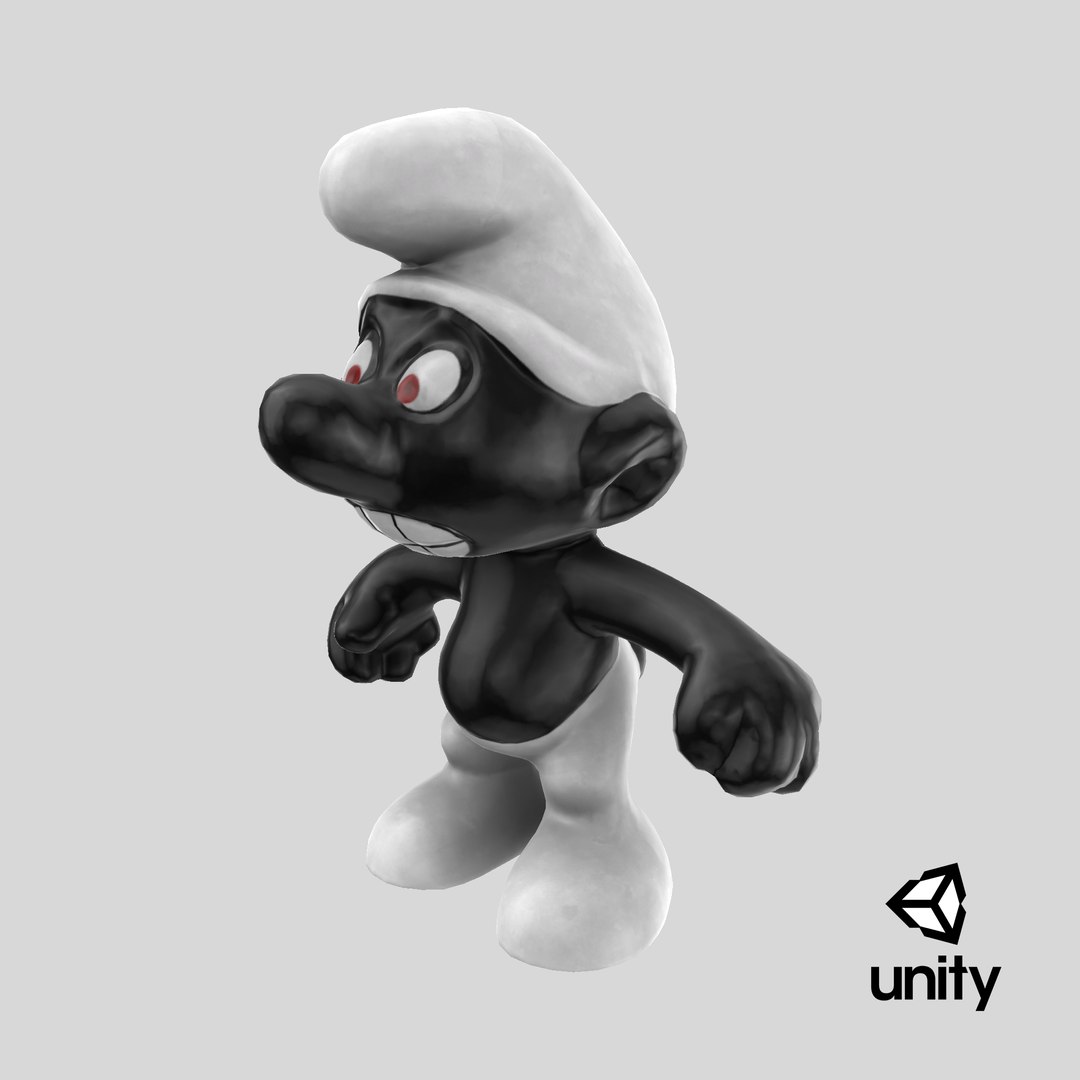 3D Smurf Angry Model - TurboSquid 2171811