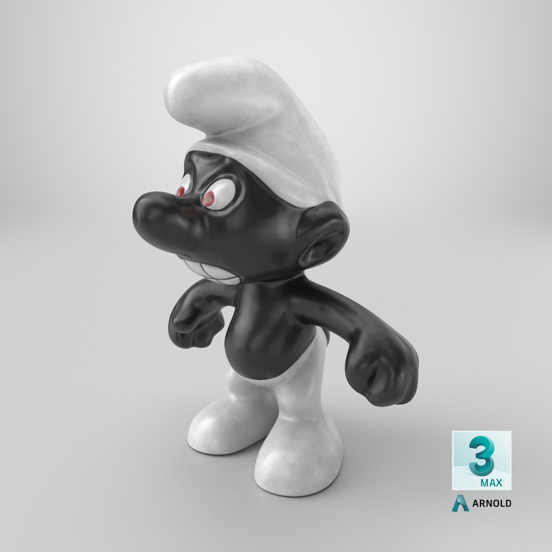 3D Smurf Angry Model - TurboSquid 2171811