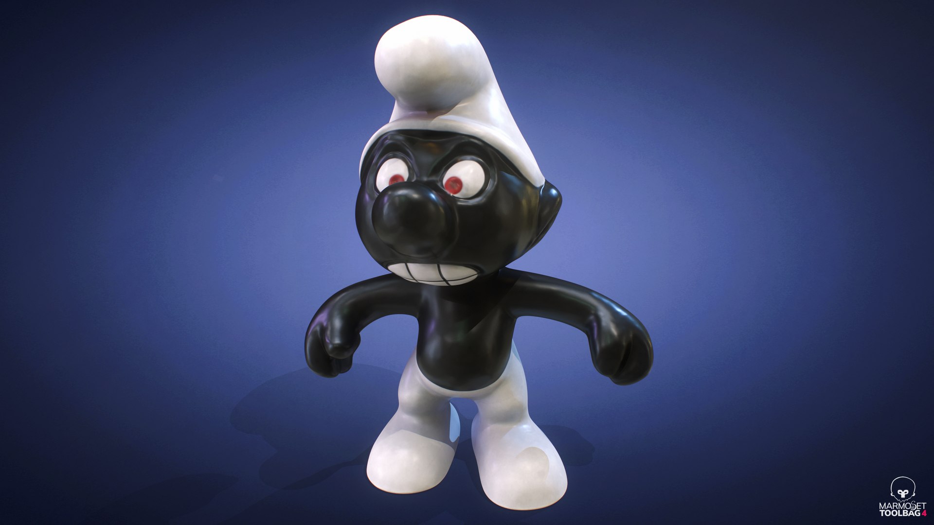3D Smurf Angry Model - TurboSquid 2171811