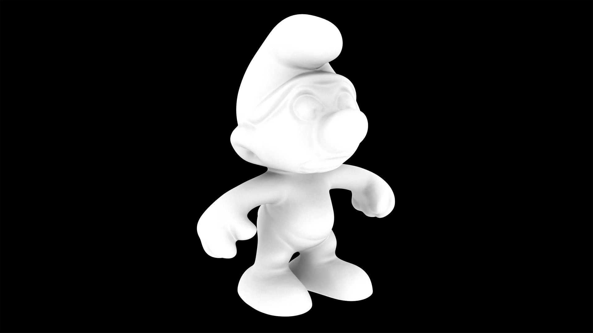 3D Smurf Angry Model - TurboSquid 2171811