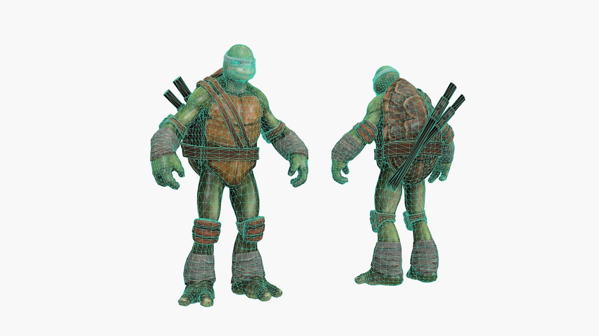 TMNT Leonardo 3D Model - TurboSquid 1881300