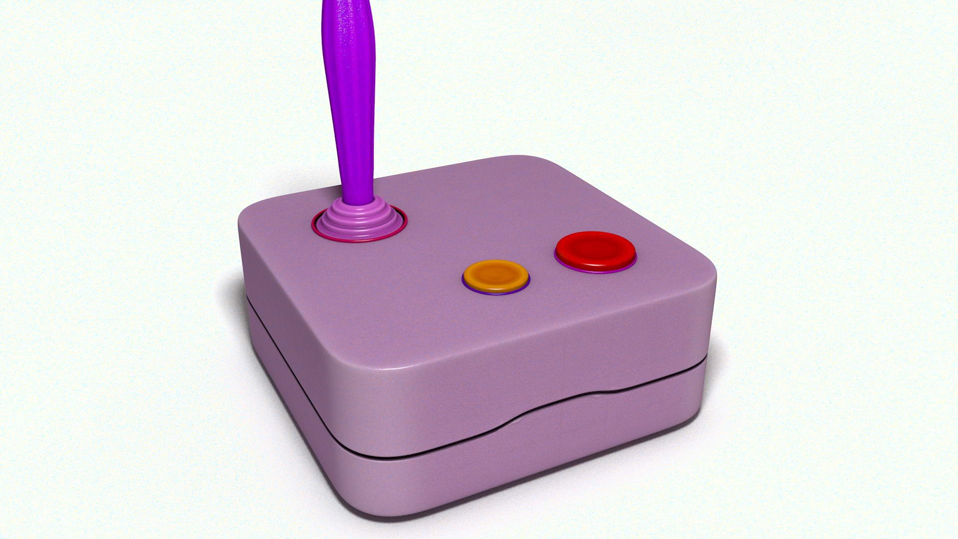 3D Pink Joystick - TurboSquid 1216015