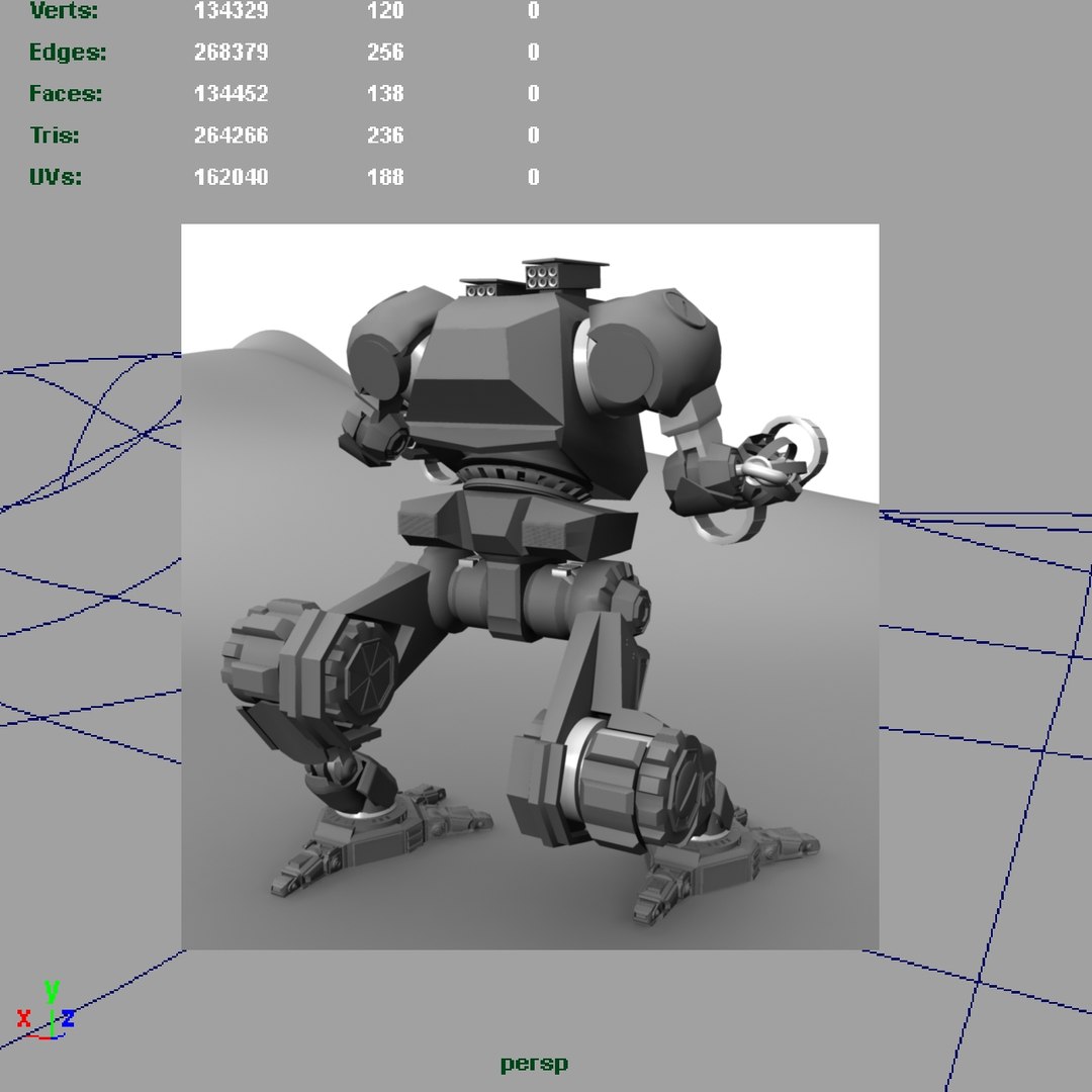 Mech 3d Model