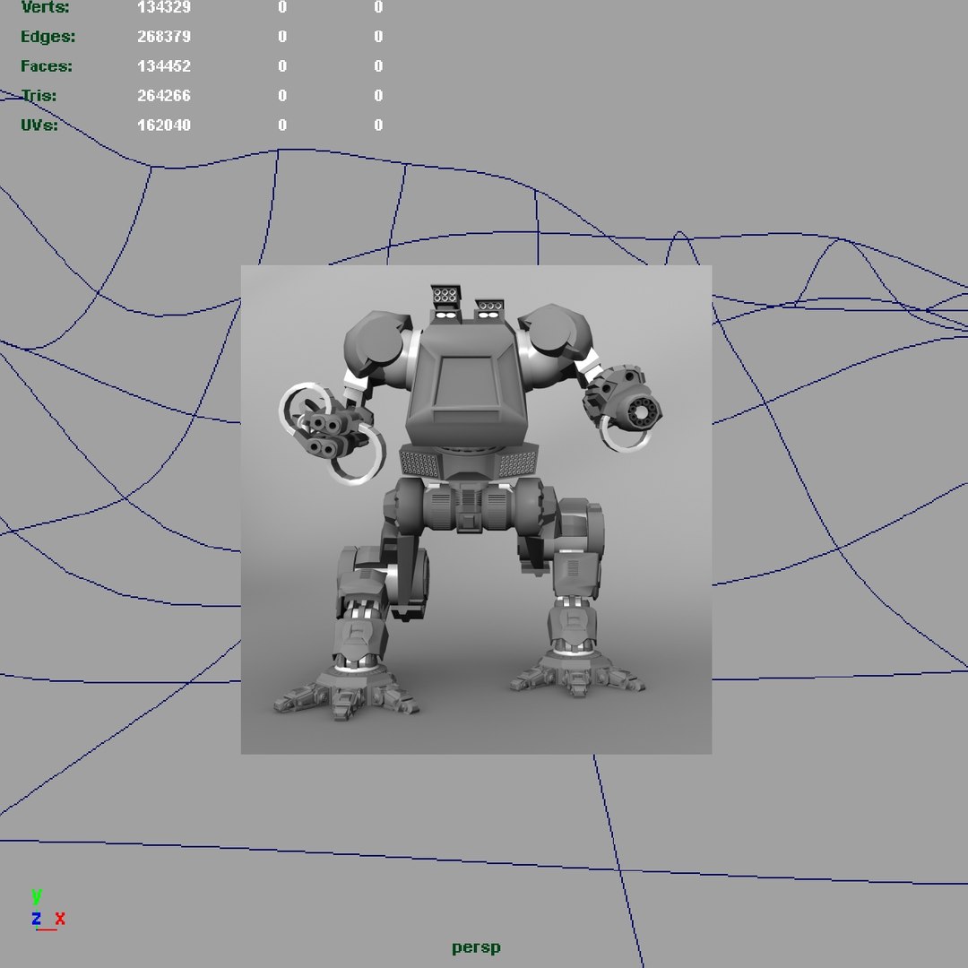 Mech 3d Model