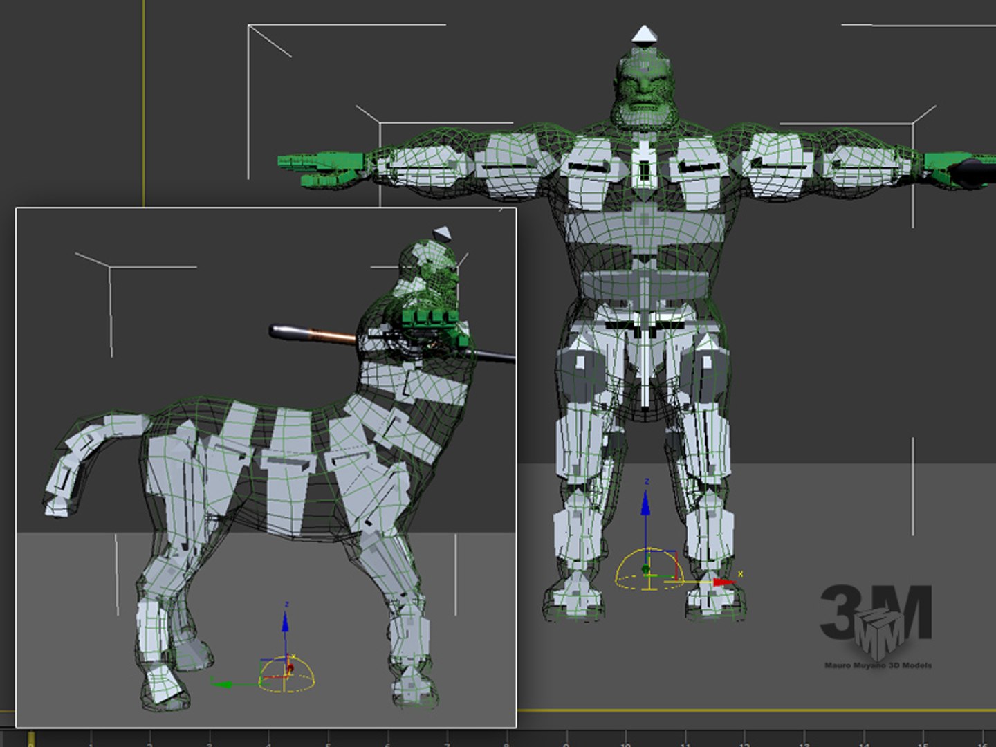 Centaur Mythological 3d Model