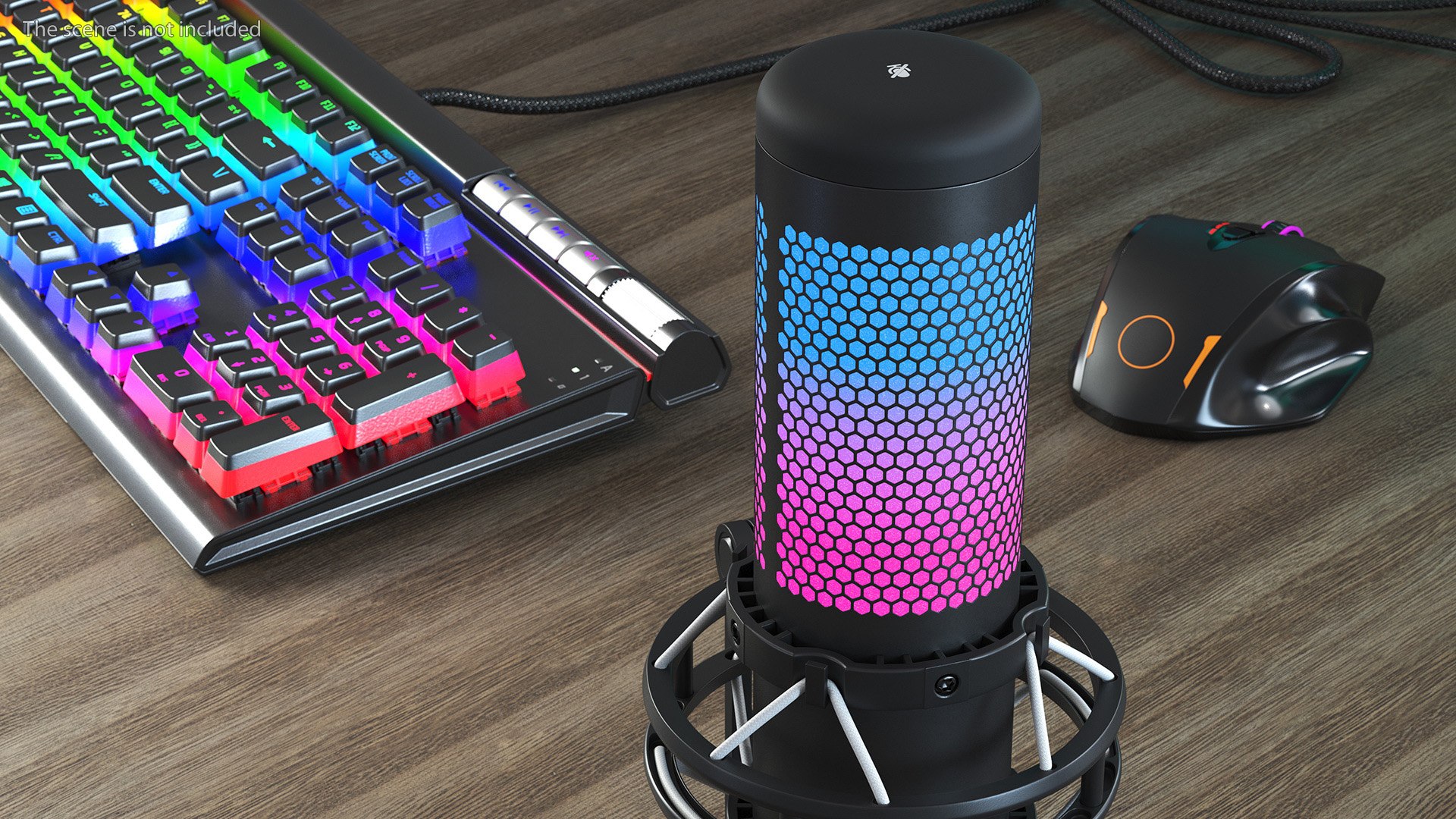 3D HyperX Gaming Microphone QuadCast S Black model - TurboSquid 2161857