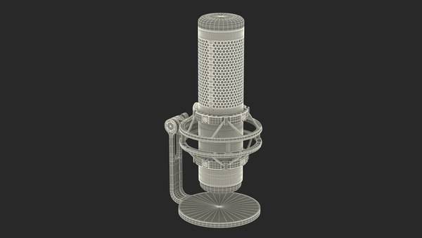 modelo 3d Micrófono para juegos HyperX QuadCast S negro - TurboSquid ...