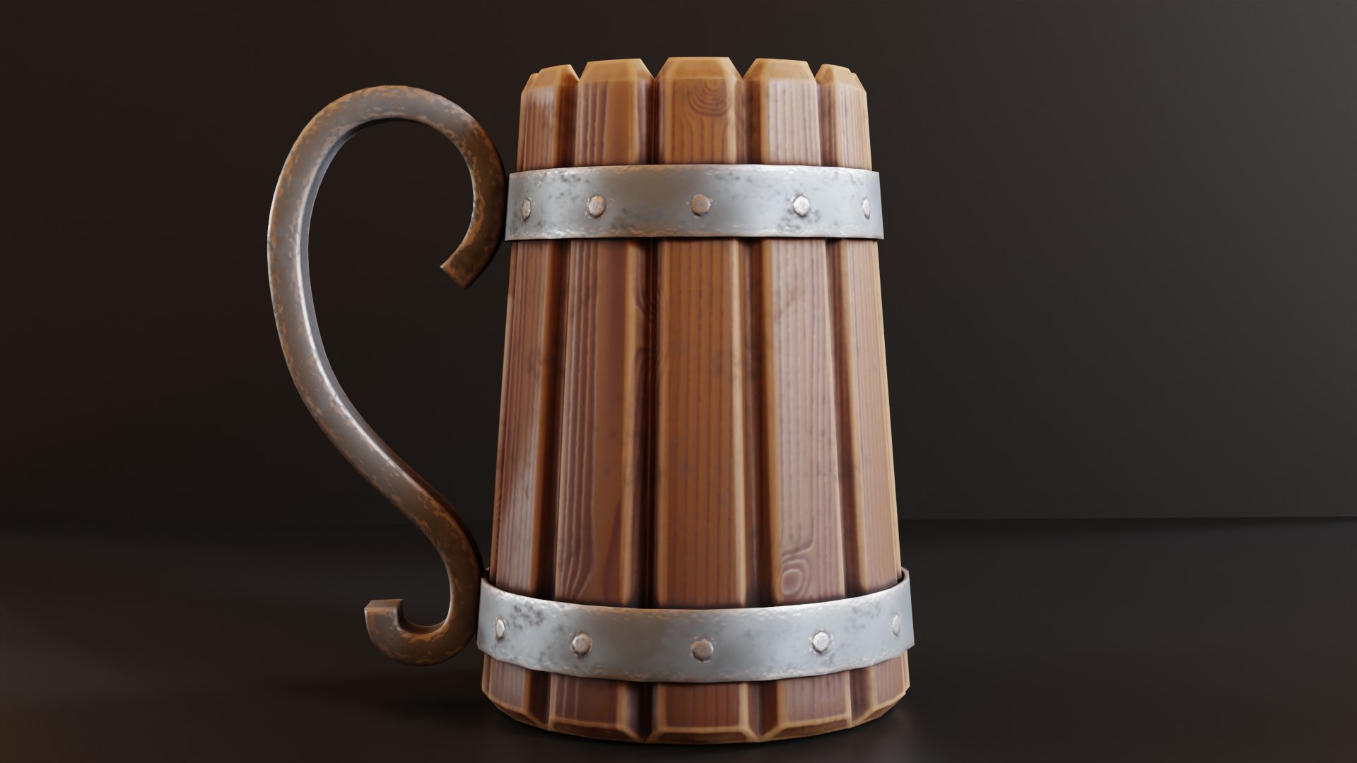 3D Medieval Mug Game Asset Model - TurboSquid 2073922