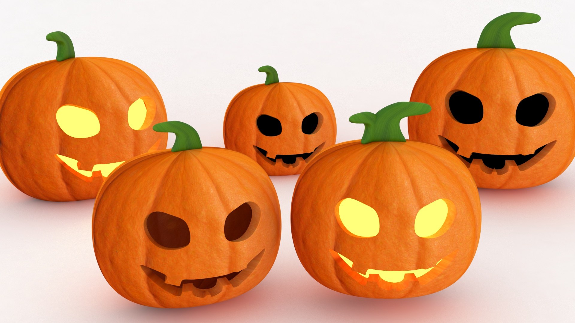 Halloween lights 3D model - TurboSquid 1623320