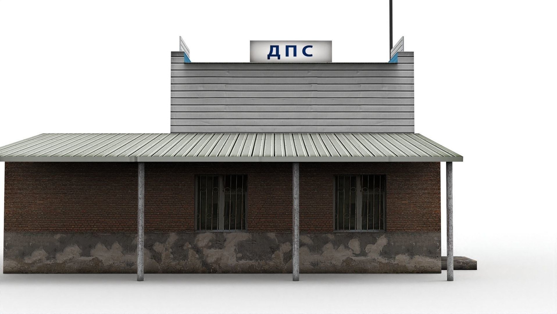 Police Post 3D Model - TurboSquid 1715859