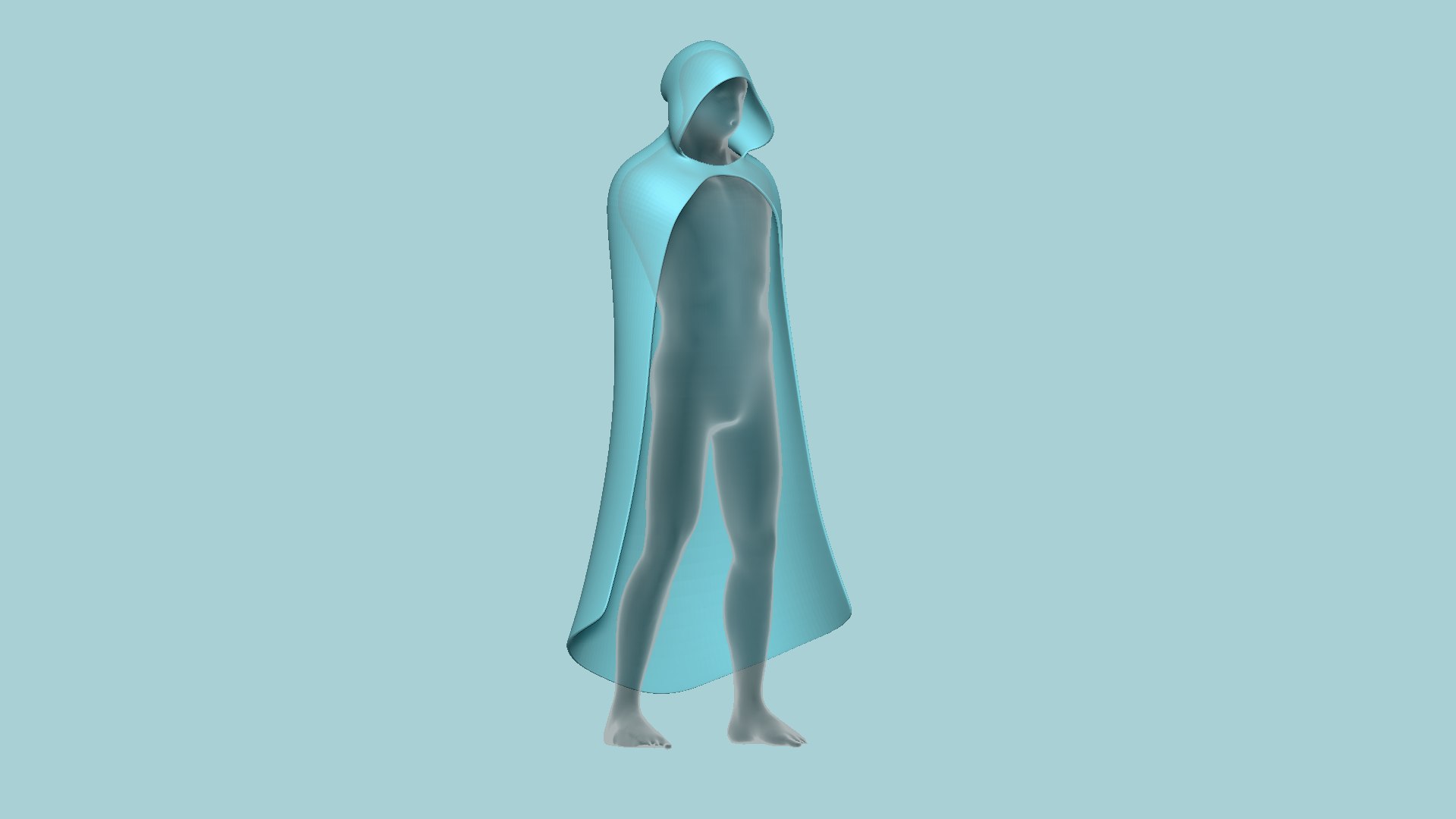 Medieval Cloak A09 Blue Orange - Fantasy Character Design 3D Model ...