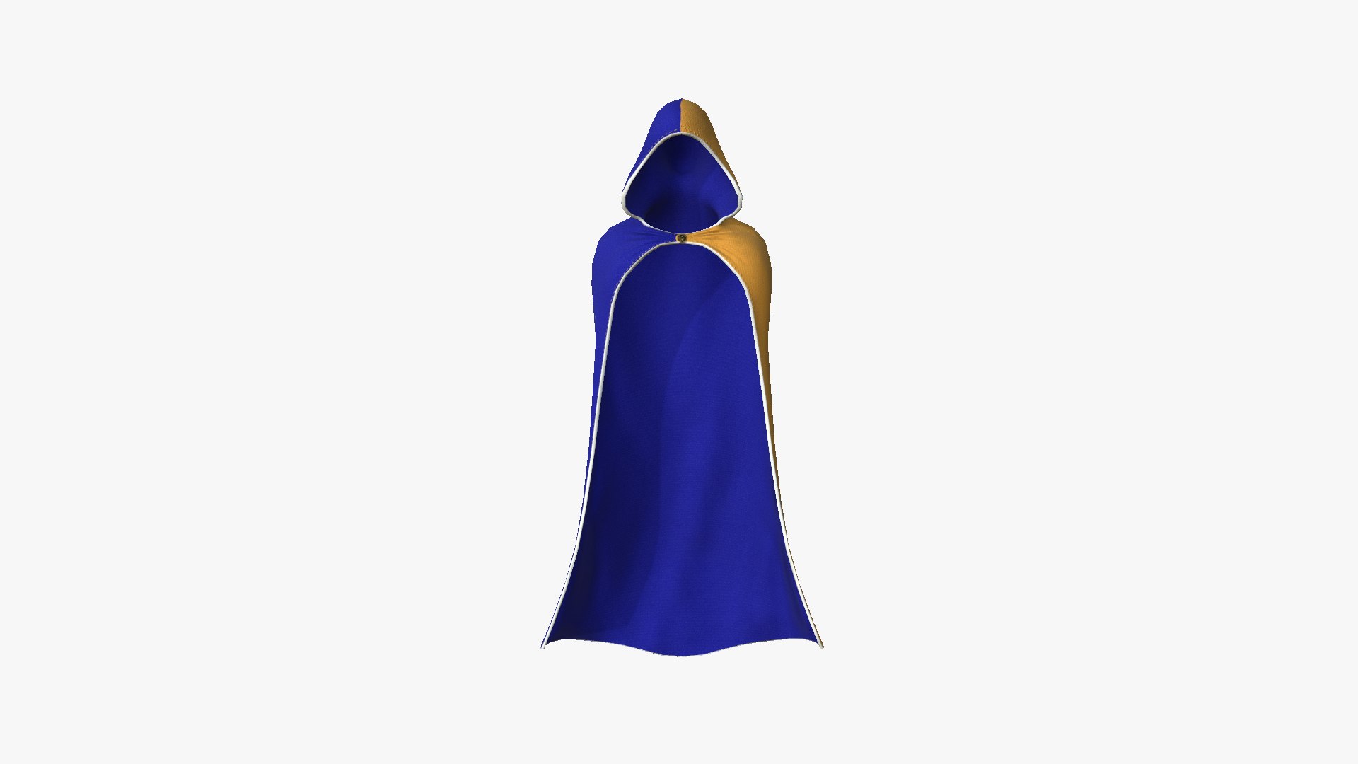 Medieval Cloak A09 Blue Orange - Fantasy Character Design 3D Model ...