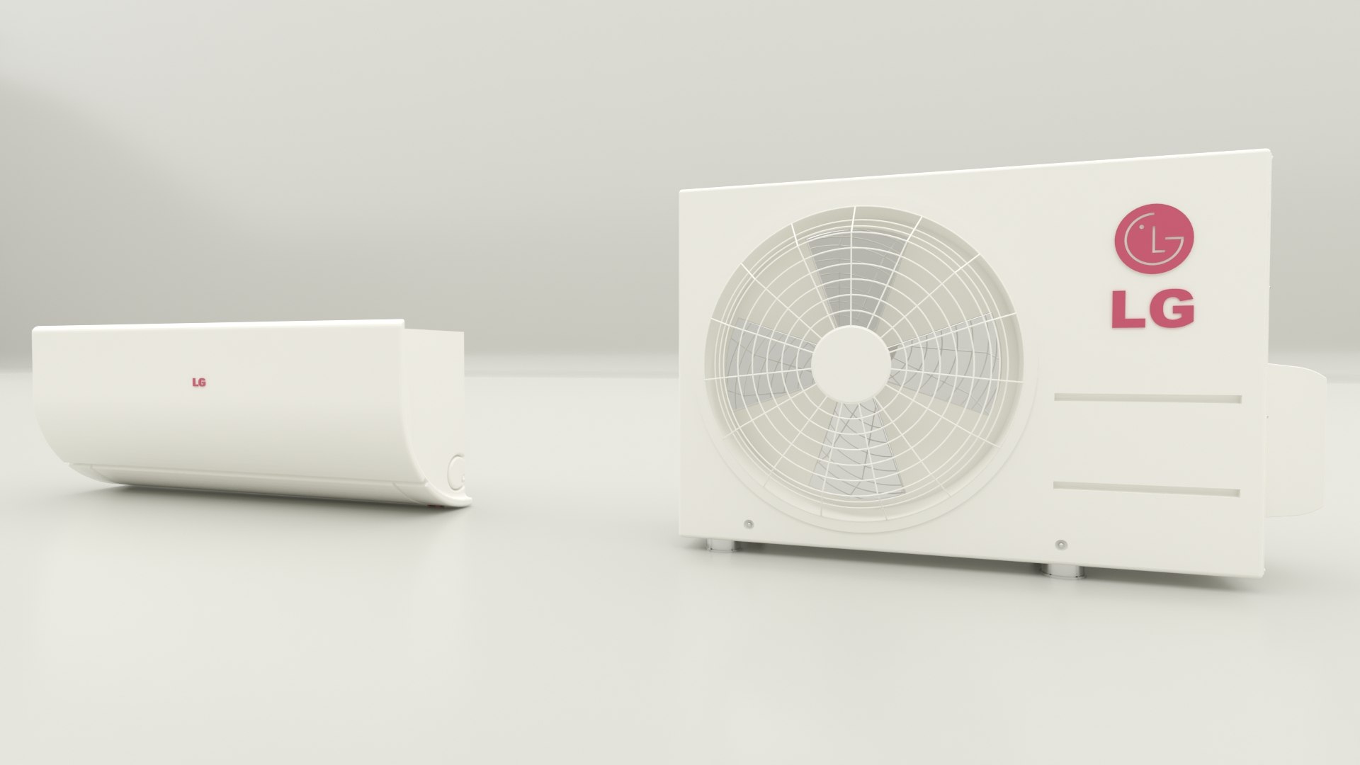 3D Model Aircon Split Type 1 - TurboSquid 2209082
