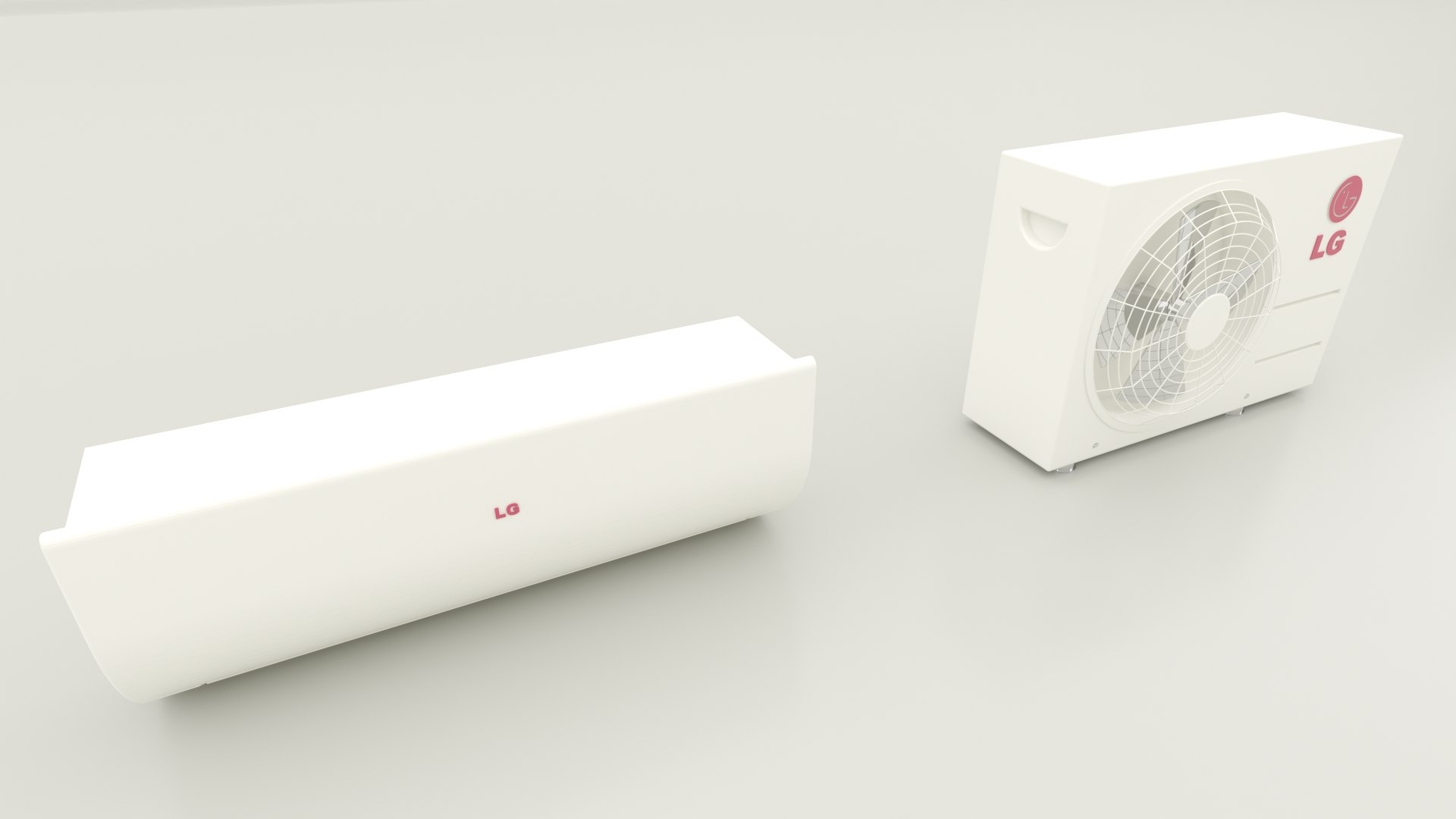 3D Model Aircon Split Type 1 - TurboSquid 2209082