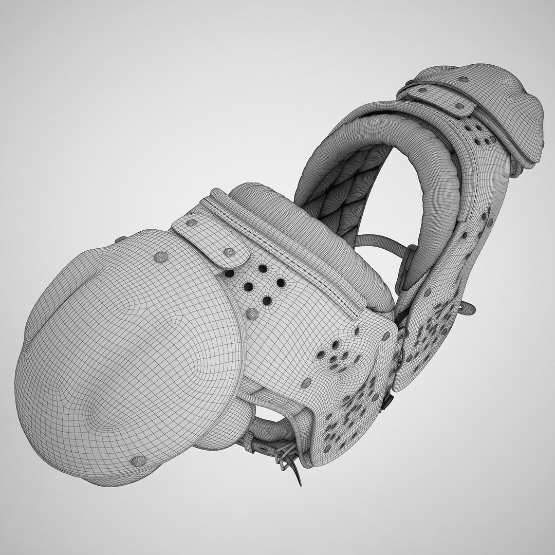Football Shoulder Pad 3d Model