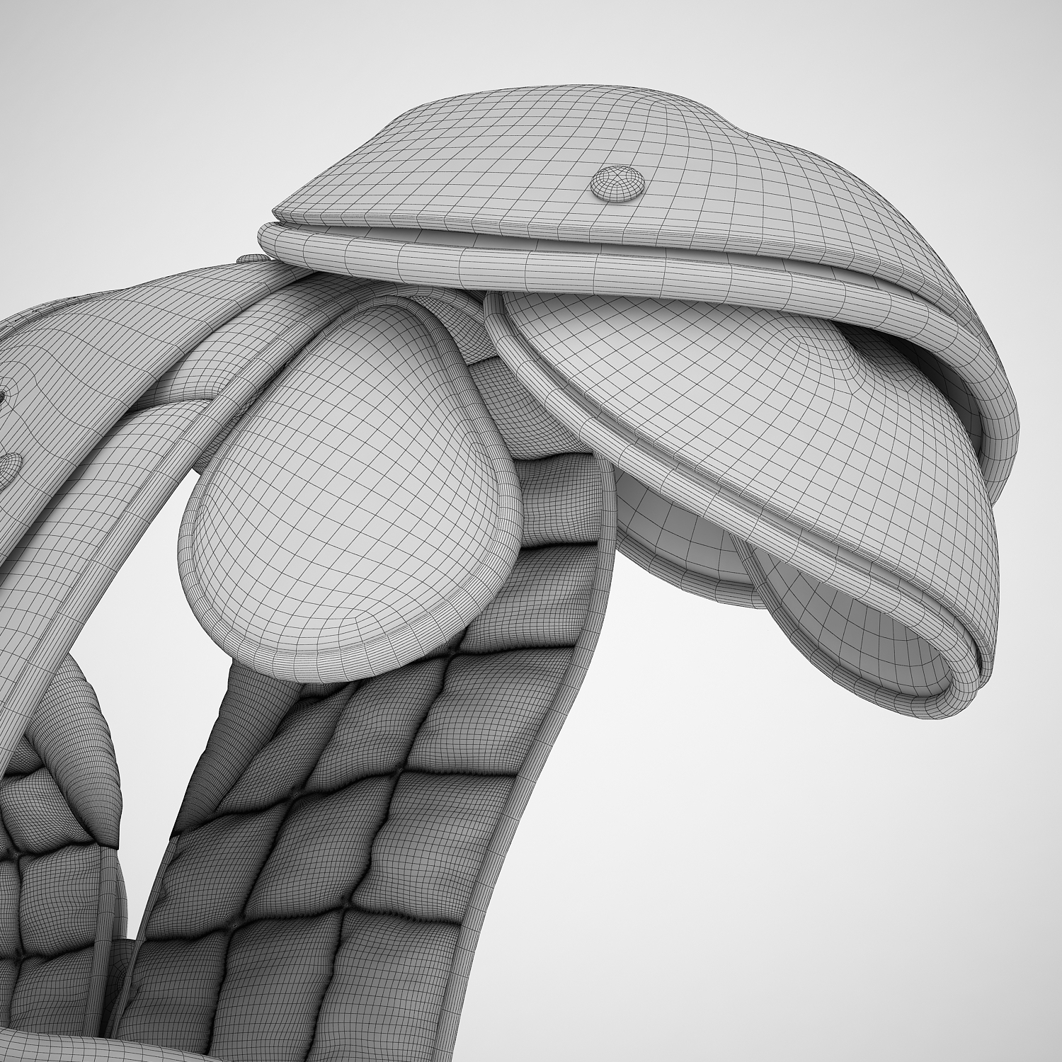 football shoulder pad 3d model