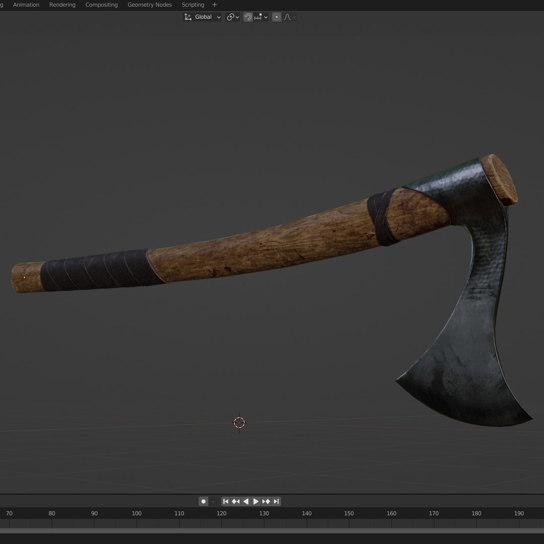 3D Axe Franciska PBR - TurboSquid 1992462