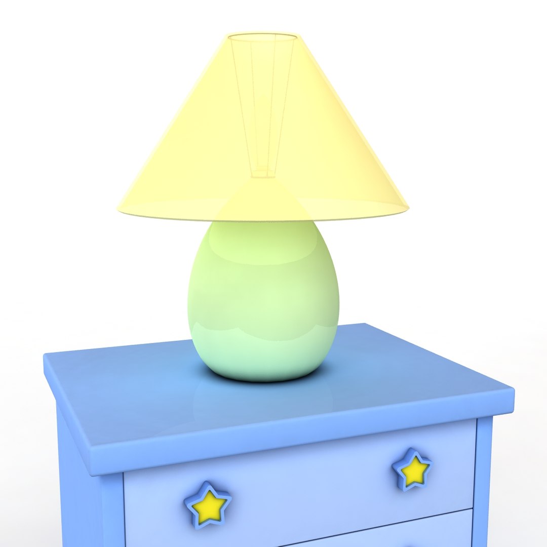 Cartoon Nightstand 3d Max