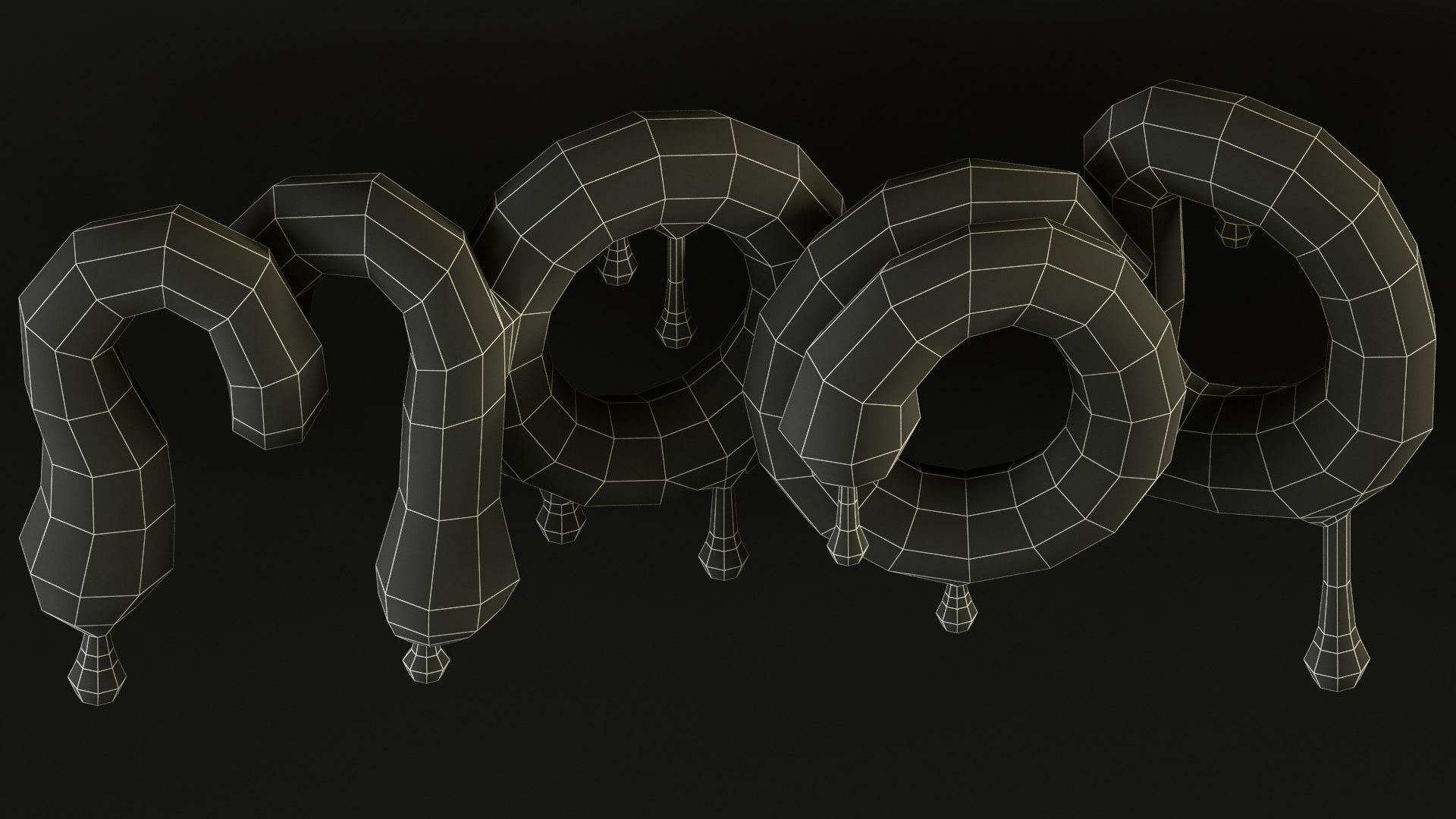 3D Alphabet Letter M - TurboSquid 1683489