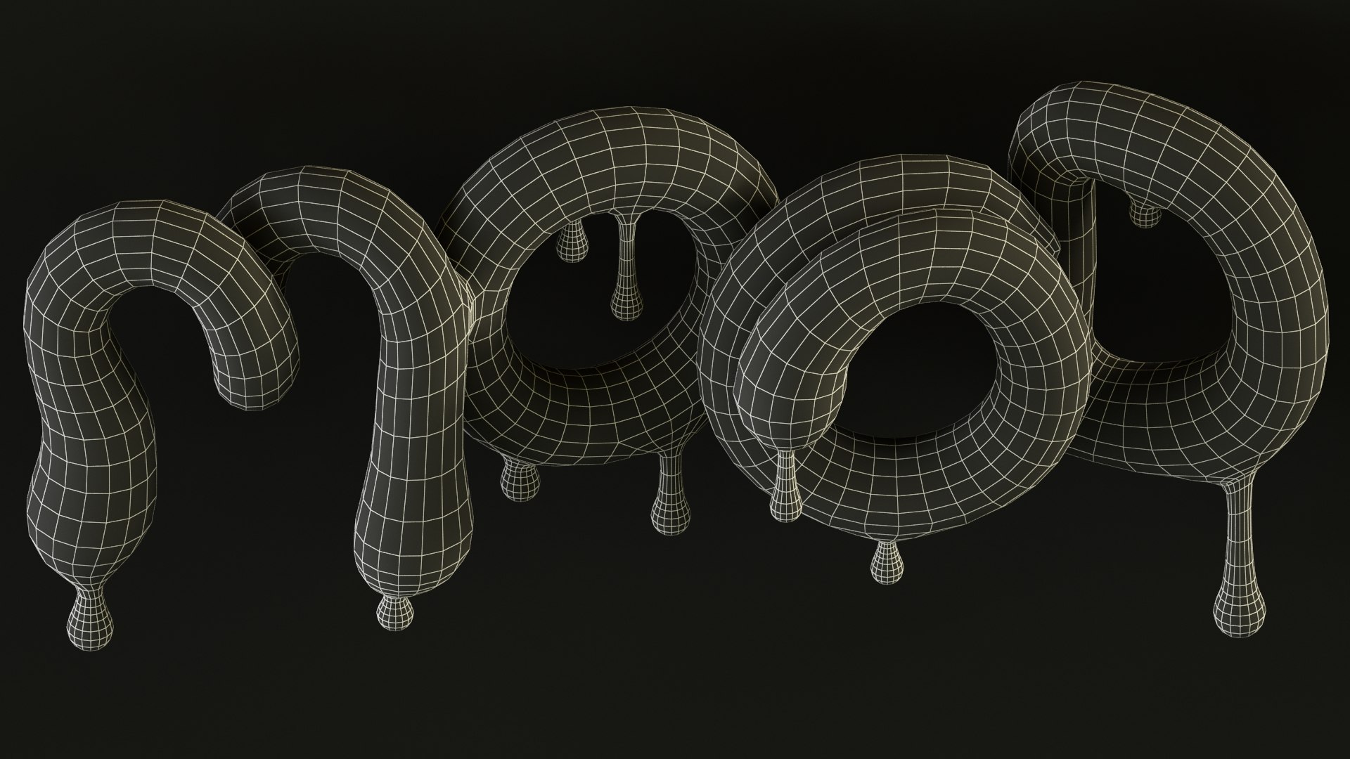 3D Alphabet Letter M - TurboSquid 1683489