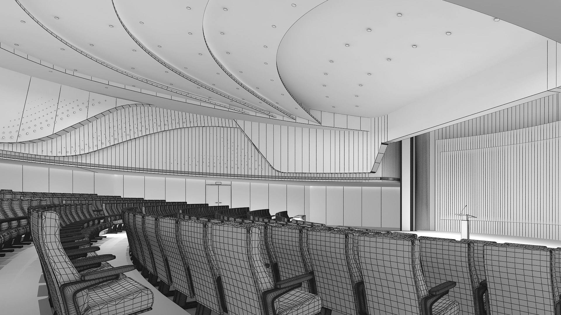 3D Lecture Hall Collection 01 - TurboSquid 2107066