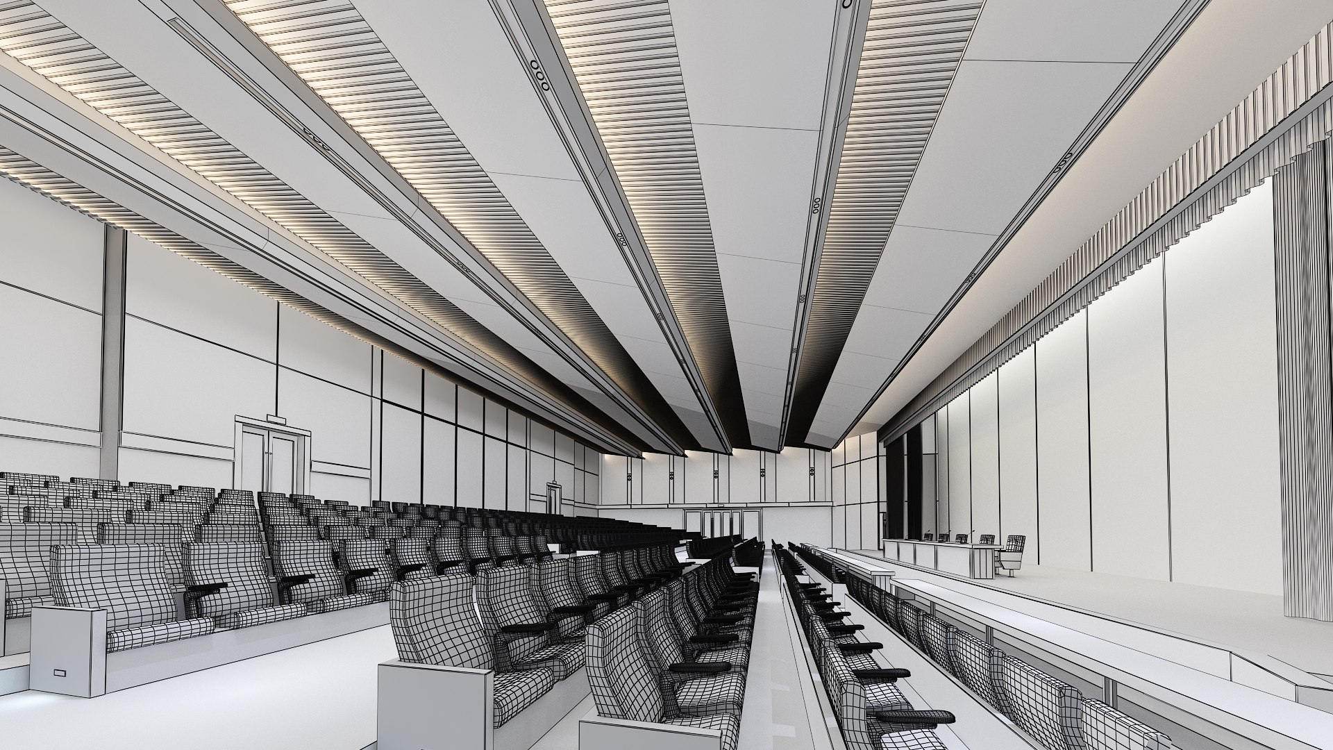 3D Lecture Hall Collection 01 - TurboSquid 2107066