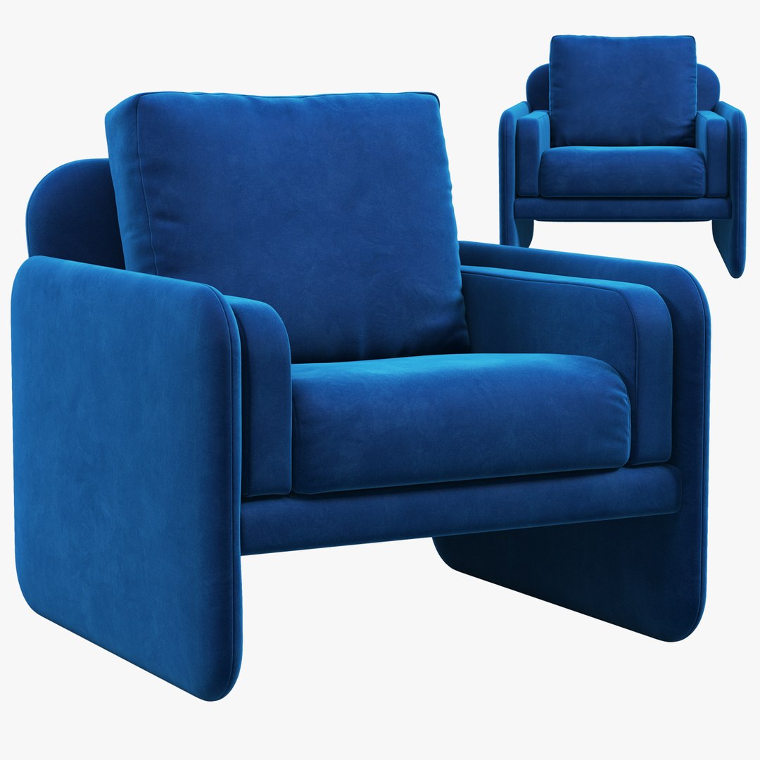 Joybird Astrid Chair 3D model - TurboSquid 2056765